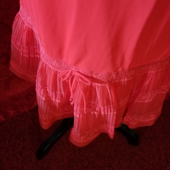 Vintage | Intimates & Sleepwear | Vintage Style Red Half Slip | Poshmark